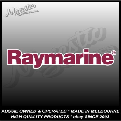 RAYMARINE - 210mm x 40mm - BOAT - DECAL / STICKER | eBay