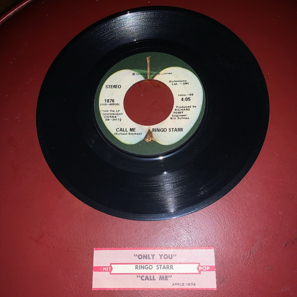 Ringo Starr Jukebox 45 Record W/Title Strip-Only You | eBay