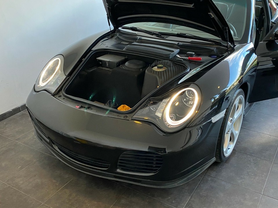 Porsche 911 996 Turbo GT2 996 MK2 2nd Gen 991 style headlights Black w ...