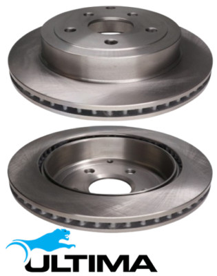 ULTIMA REAR VENTED DISC BRAKE ROTORS FOR HOLDEN CALAIS VE VF SIDI LLT ...