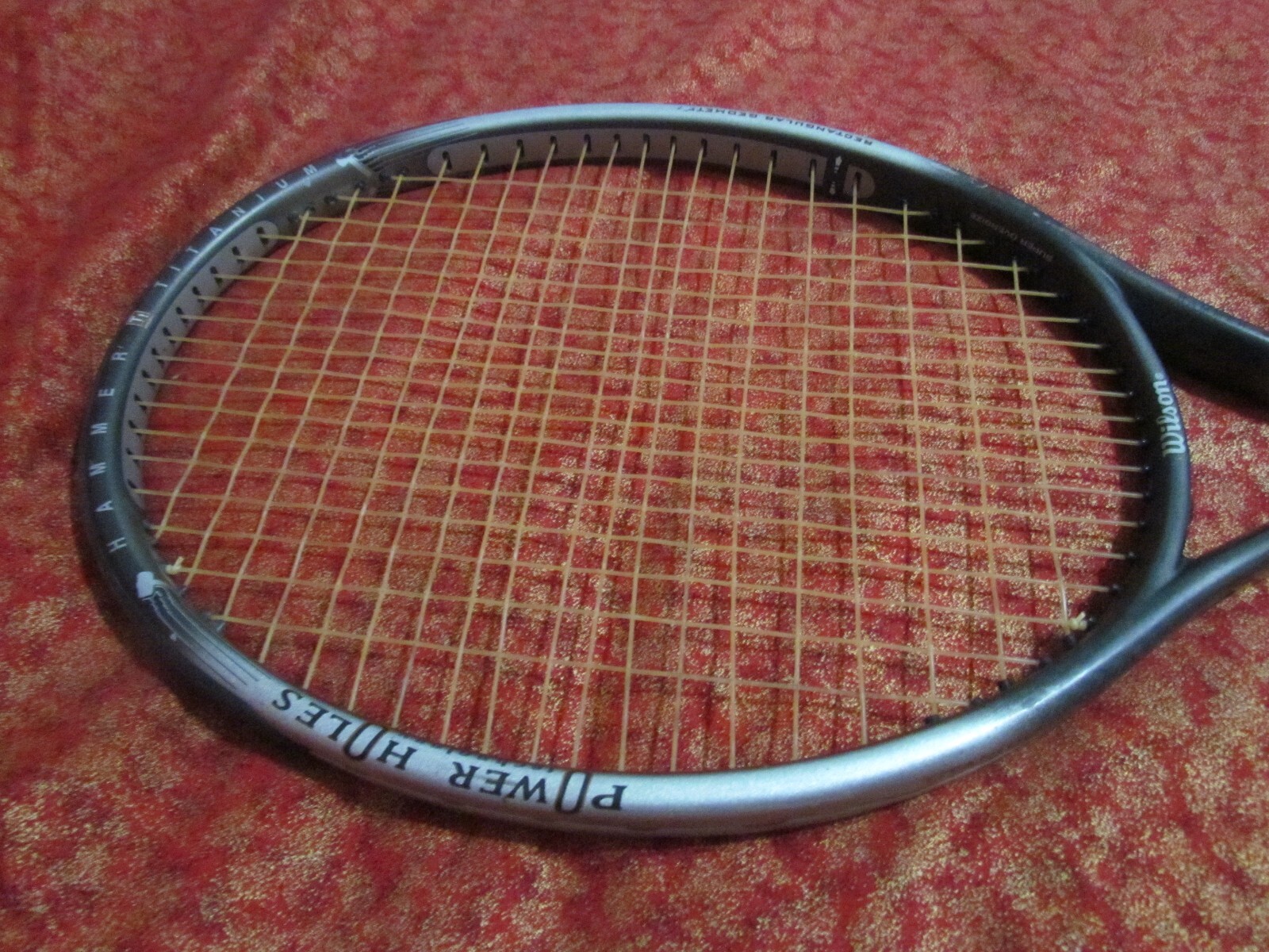 Wilson Hammer 3.4 Power Holes Titanium Stretch Tennis Racquet 4 3/8 (3 ...