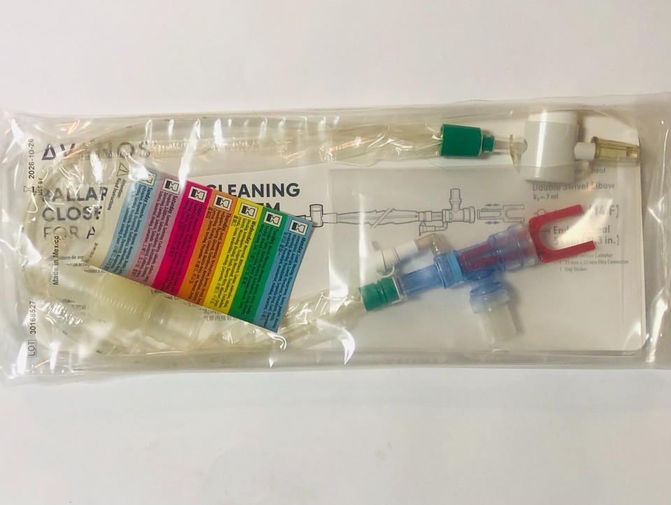 NEW BOX of 10 BALLARD TURBO CLEANING CLOSED SUCTION SYSTEM FOR ADULTS ...