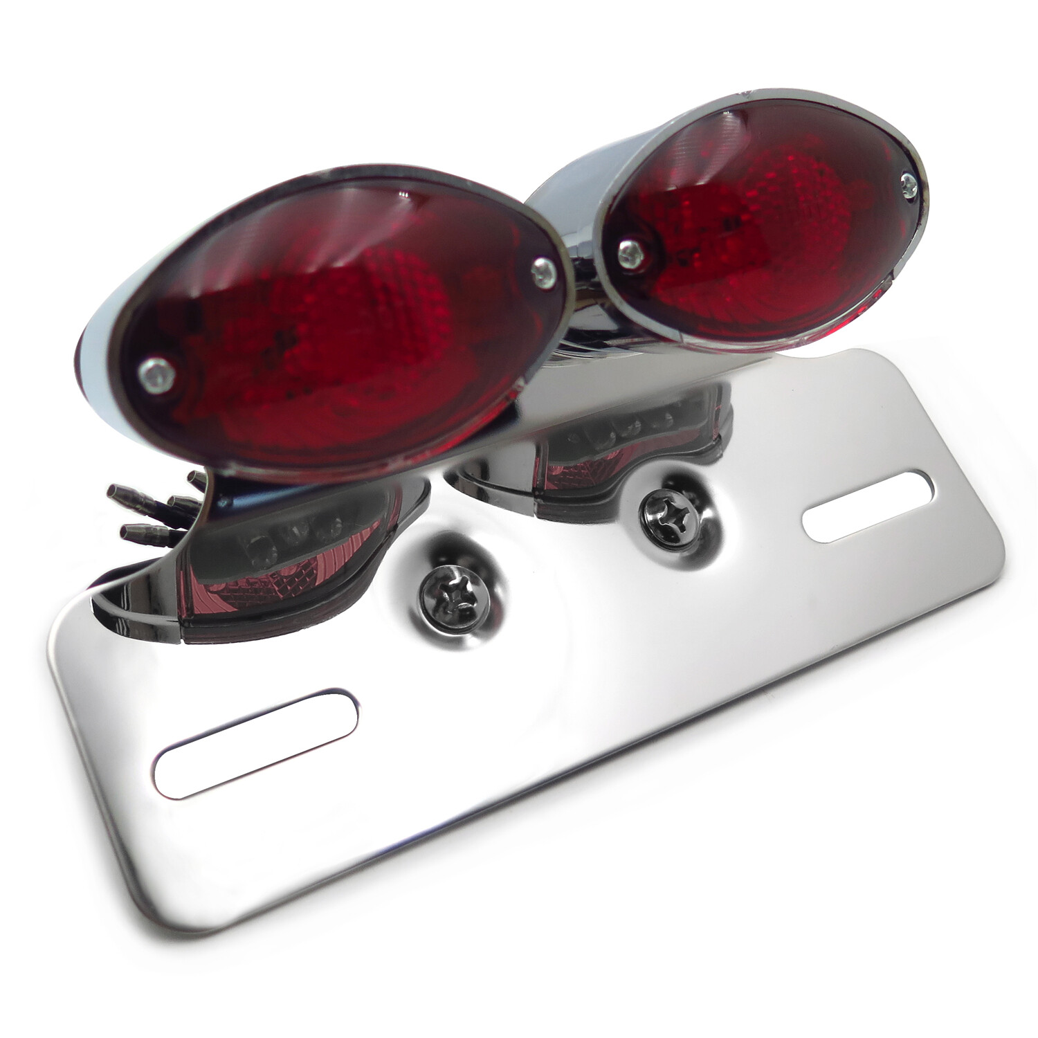 Motorcycle Rear Brake Stop Light License Plate Bracket LED Custom Tail ...