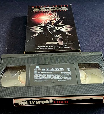Hollywood Video Blade (VHS, 1998) Wesley Snipes Stephen Dorff | eBay