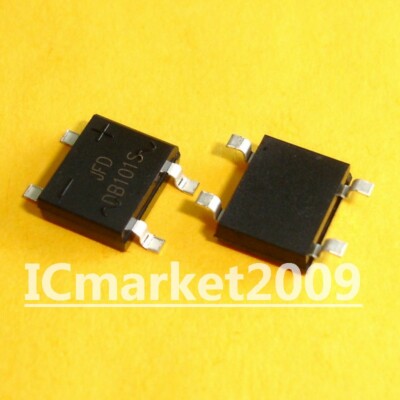 100 PCS DB101S SMD-4 1.0 Amp Single Phase Surface Mount Bridge ...