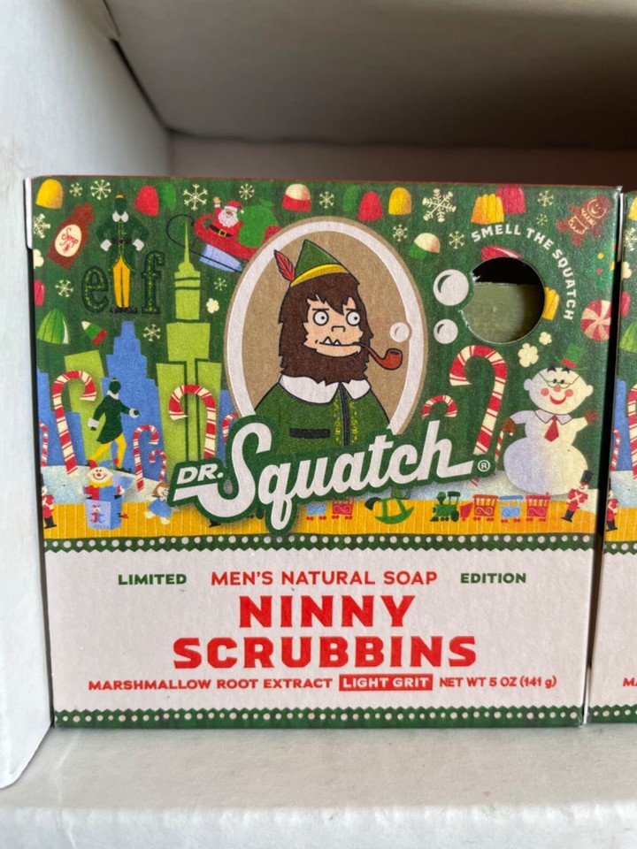 PICK & CHOOSE Dr. Squatch 5oz Bar Soap Hot Choccy Ninny Scrubbins ...