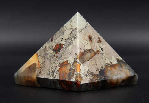 70MM Silver Seymchan Meteorite Crystal Pyramid Pallasite Healing Chakra ...
