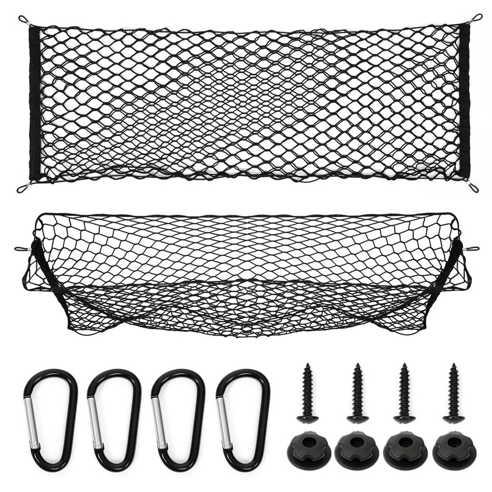 Envelope Style Rear Trunk Storage Cargo Net Qrganize Universal For Car ...