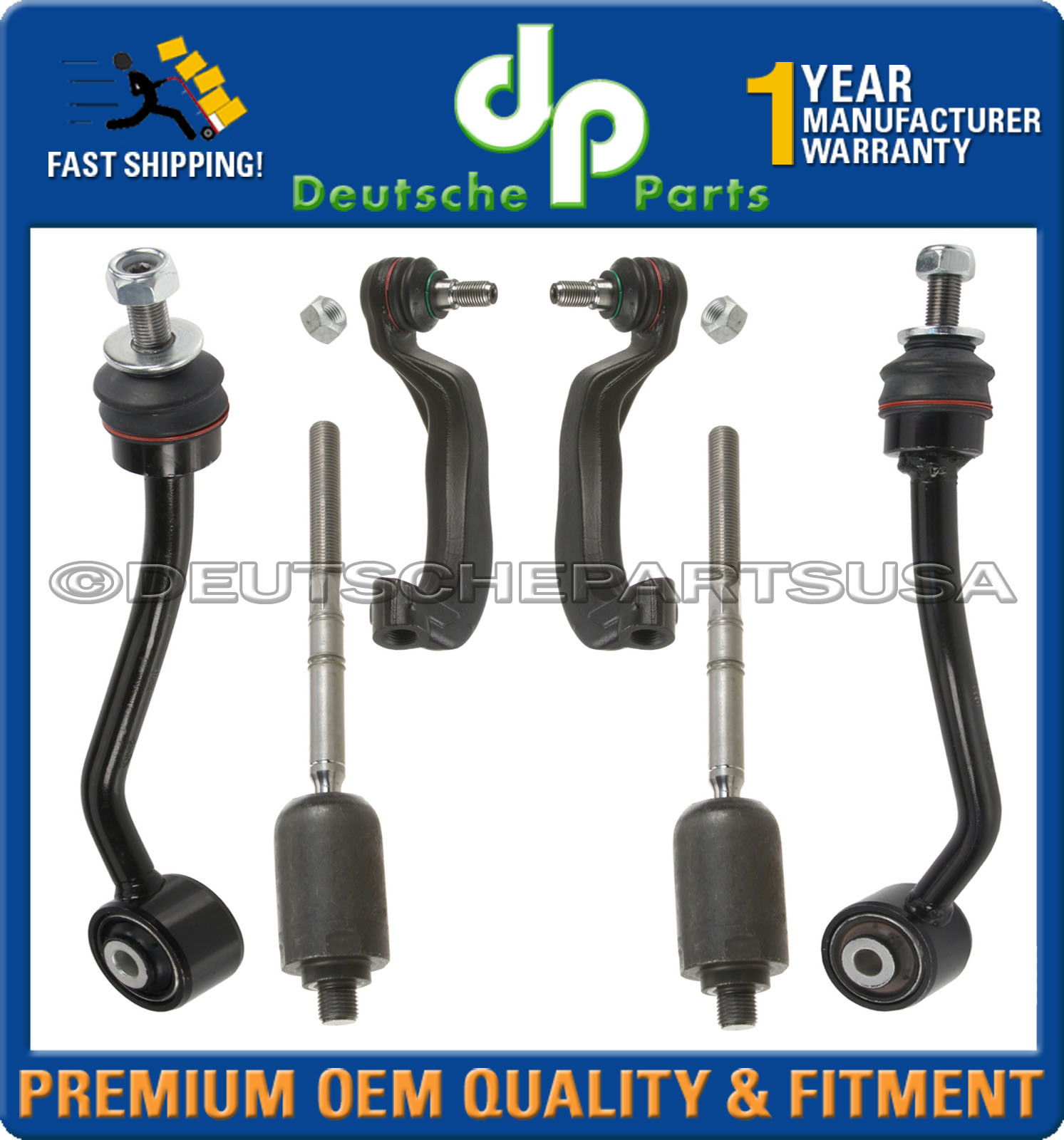 MERCEDES W220 4MATIC INNER OUTER STEERING TIE ROD RODS SWAY BAR LINK ...