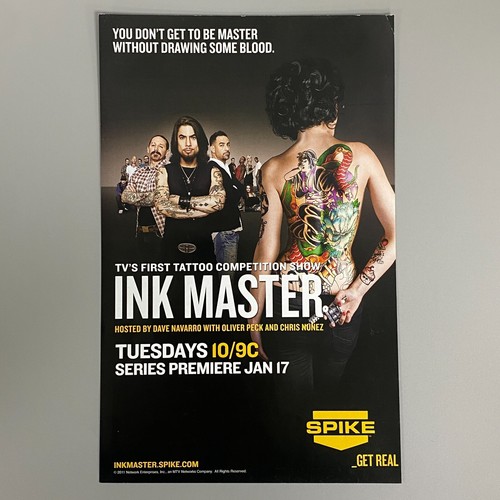 INK MASTER TATTOO COMPETITION SHOW DAVE NAVARRO 2012 VINTAGE RETRO ...