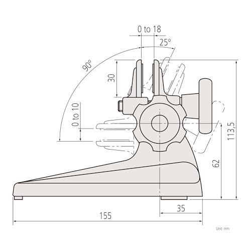 Mitutoyo Micrometer Stand 156-101-10 MS-RB NEW | eBay