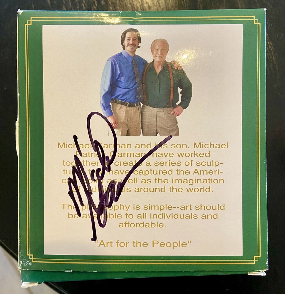 Michael Garman Miniature Collection AMERICAN SOLDIER 2007 with flag ...