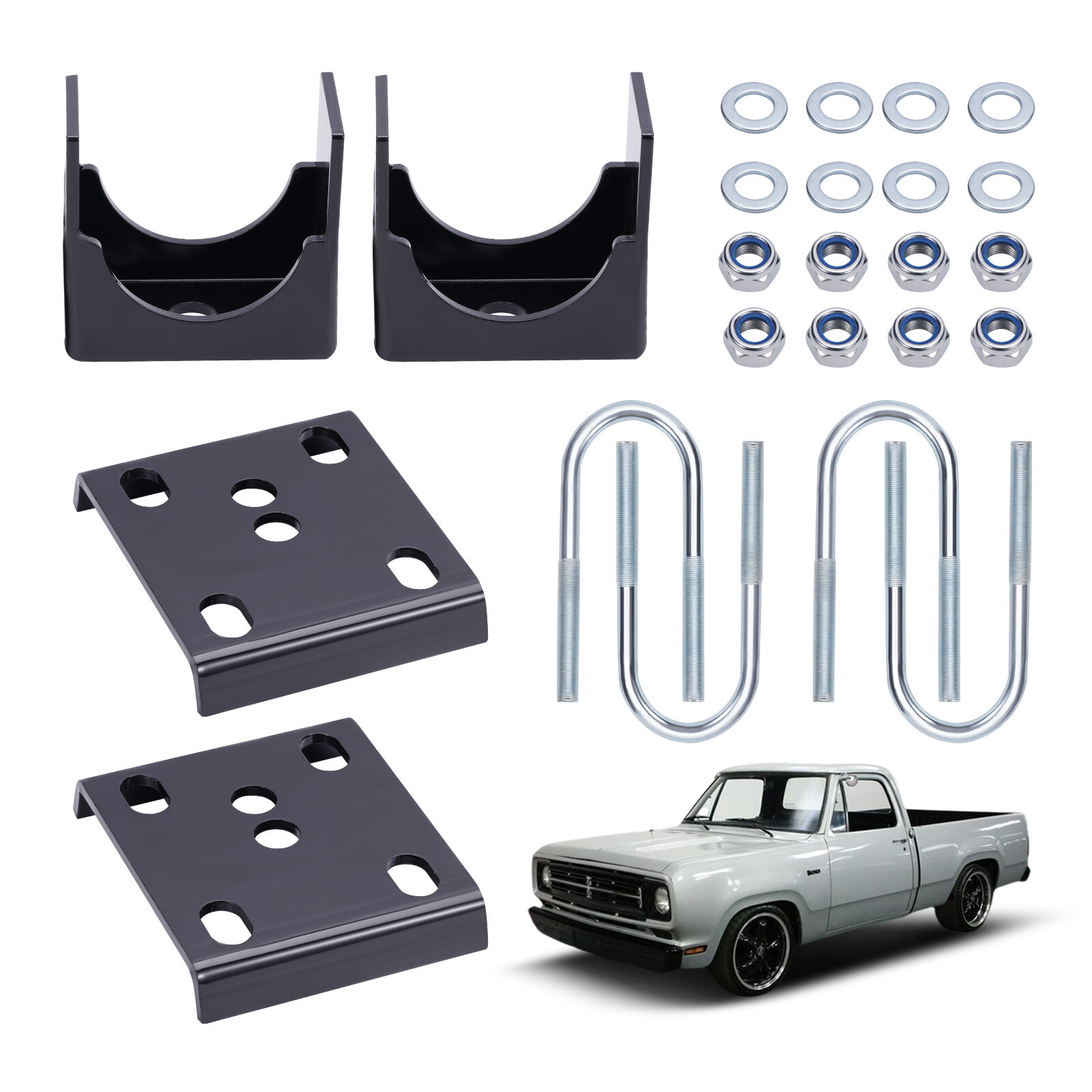 Rear 6" Drop Axle Flip Kit For Dodge Ram D100 D150 Ramcharger 2WD 1972 ...