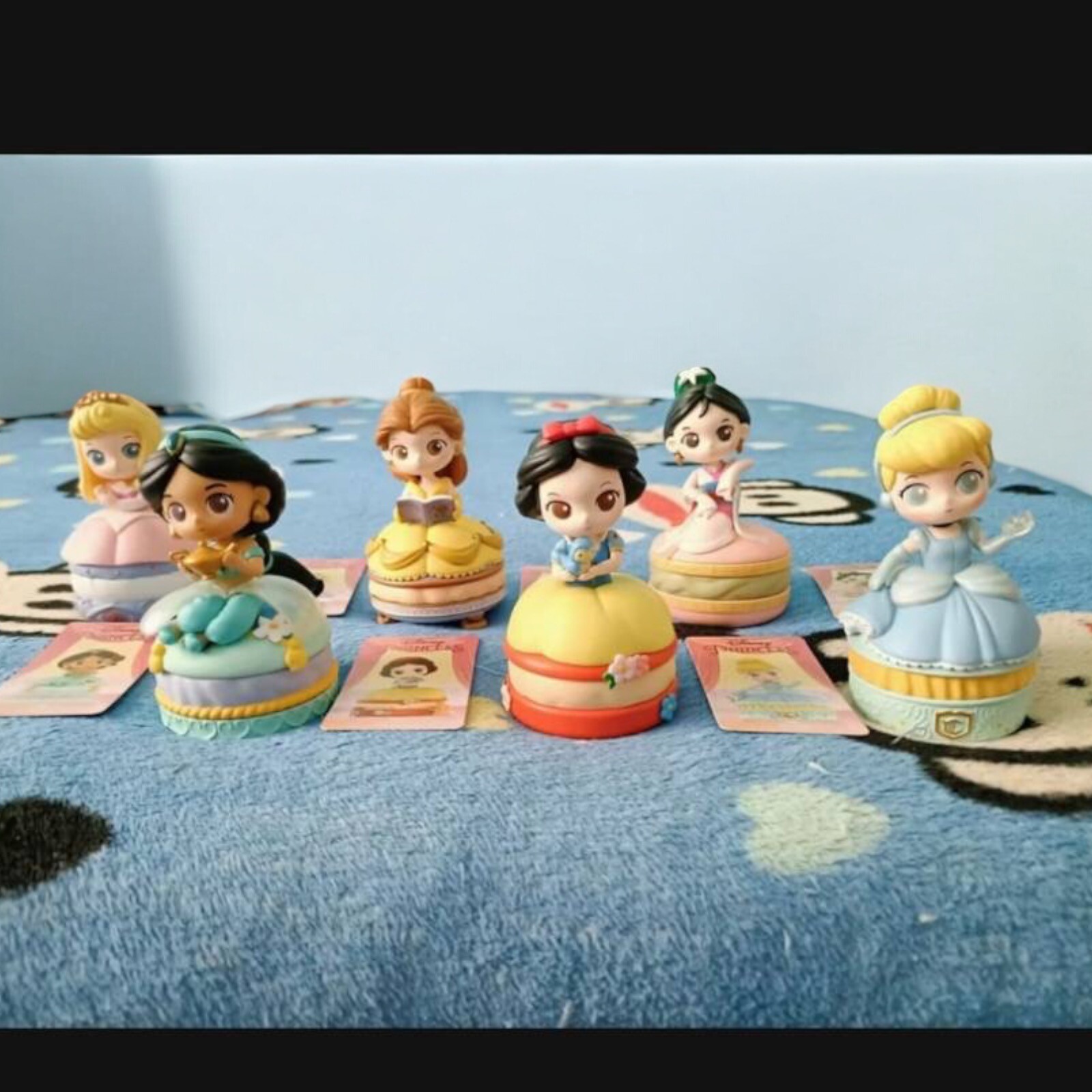 Disney Princess Macaron Organizer Blind Box Miniso Collectable Figure ...