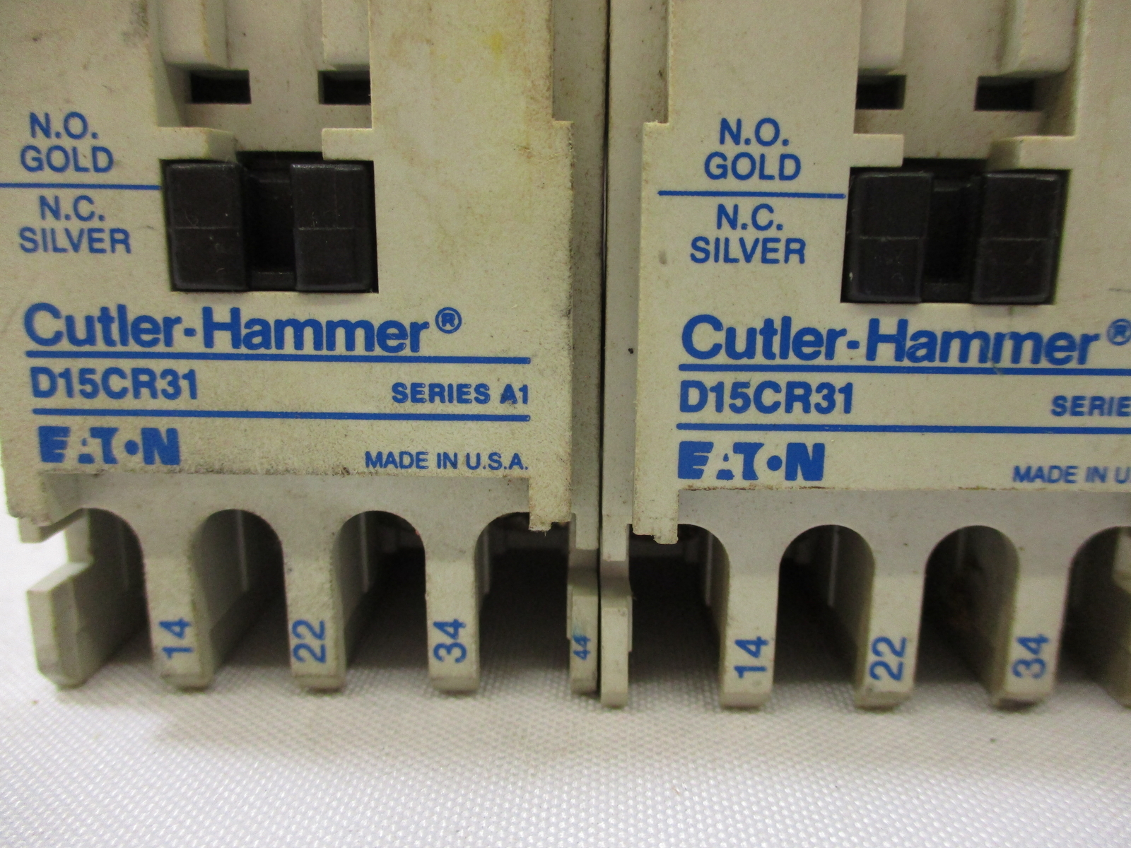 (LOT OF 2) EATON / CUTLER-HAMMER D15CR31 SERIES A1 CONTACTOR 6A 6OOV | eBay
