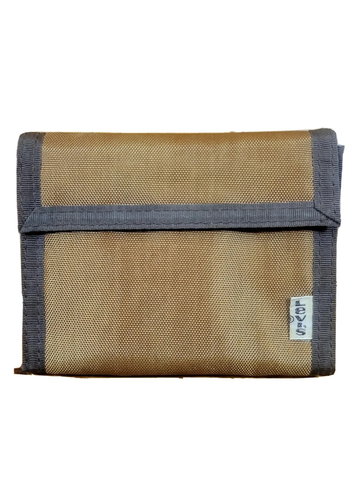 Vintage LEVI'S 1980's Tan & Brown Trifold Wallet, Hoo… - Gem