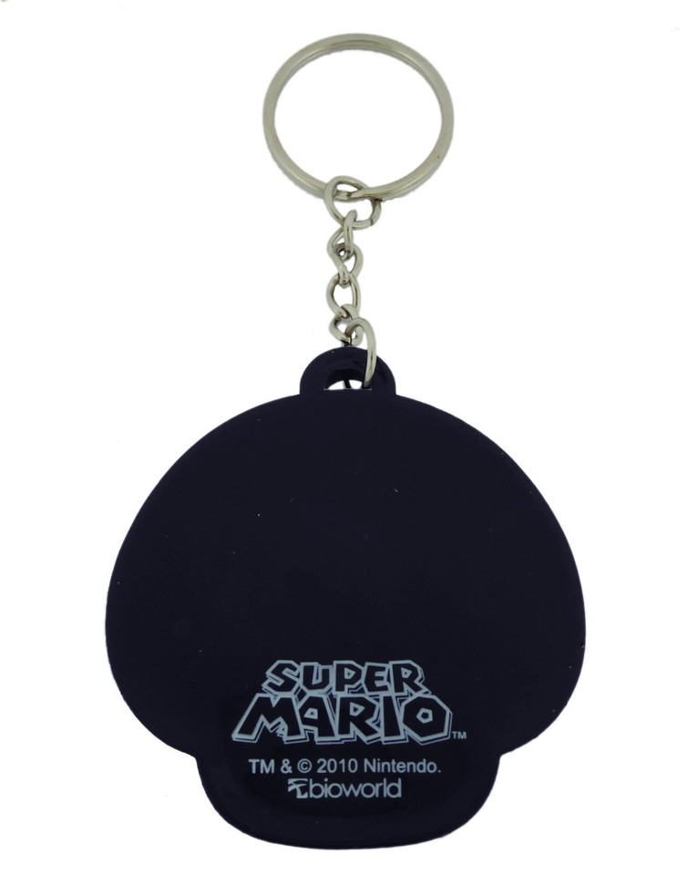 Nintendo Super Mario Game Red Mushroom New Acrylic Key Chain Jewelry ...