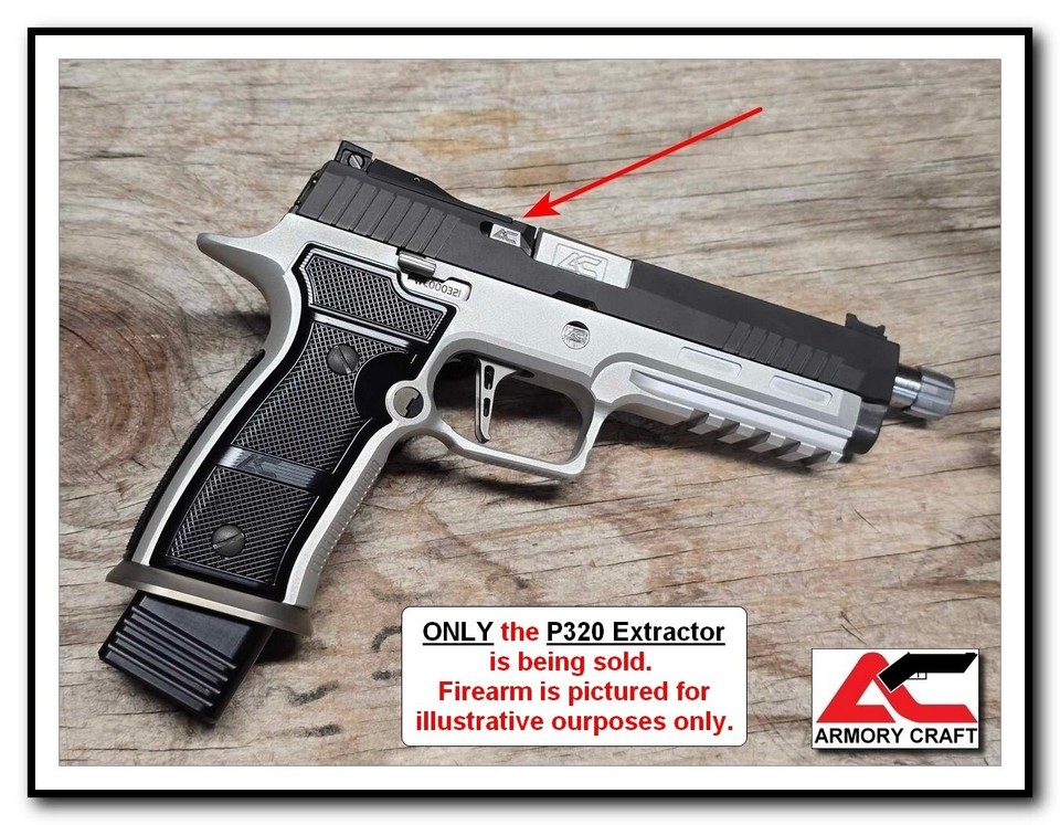 SIG Sauer P320 Enhanced Tool Steel Extractor - Fits P320, AXG, X5, X5 ...