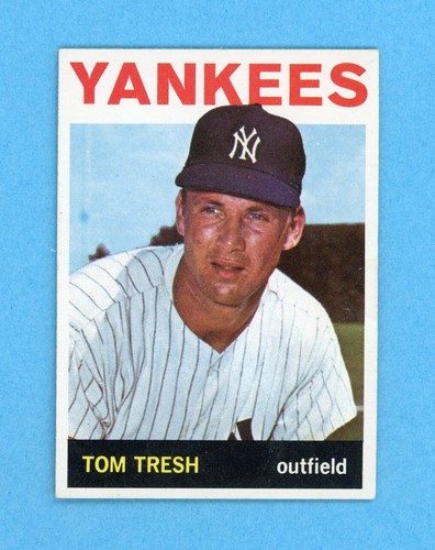 1964 Topps #395 Tom Tresh New York Yankees Baseball Card Ex/Mt-NM app ...