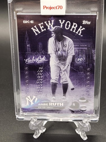 Topps Project 70 Babe Ruth by DJ Skee Card 3 New York Yankees | eBay
