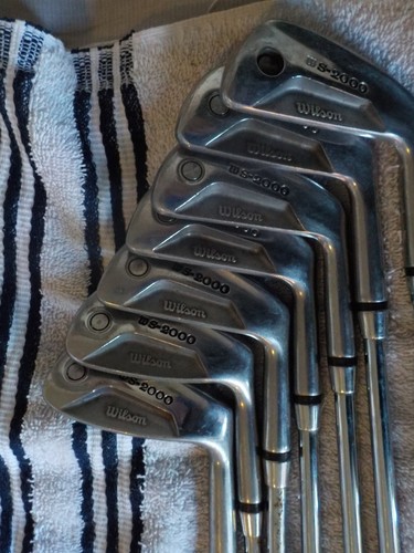 A Used Set of 3 to 9 Wilson WS-2000 Irons withOriginal Wilson Grips! | eBay