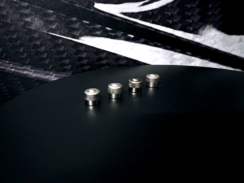 NEW Genuine Mercedes Benz Silver Chrome Metal Valve Caps Set X4 ...