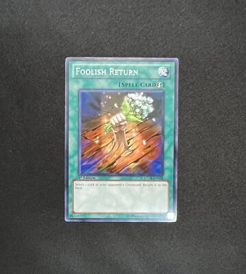Yu-Gi-Oh! Foolish Return STOR-EN058 Rare 1st Edition VLP/NM x1 | eBay