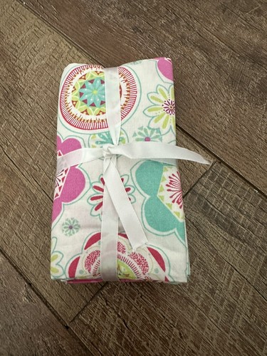 Pink White Teal Chevron Flower 5 18”x21” Fat Quarter Bundle | eBay