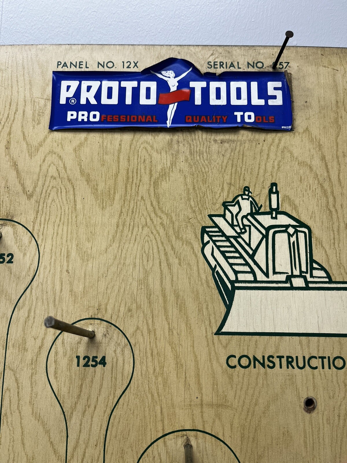 Vintage Proto Tool Store Display Rack Tool Large Wrench Extra Large ...