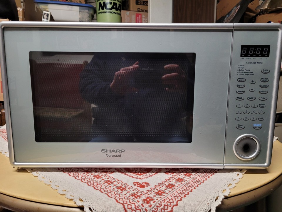 Sharp Carousel Microwave R-409YVA Part * Waveguide Port Cover | eBay