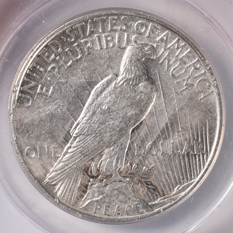 1921 Peace Silver Dollar - ANACS AU50 Details | eBay