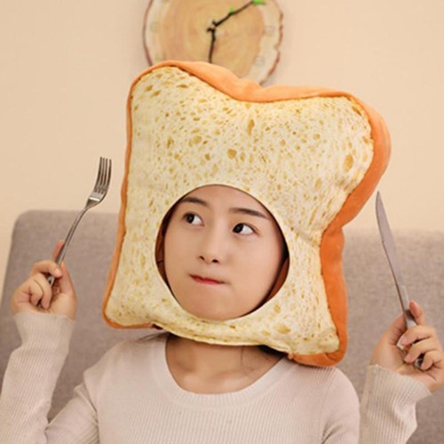 Toast Hat Cap Costume Fancy Dress Headwear Cosplay Headdress Photo ...