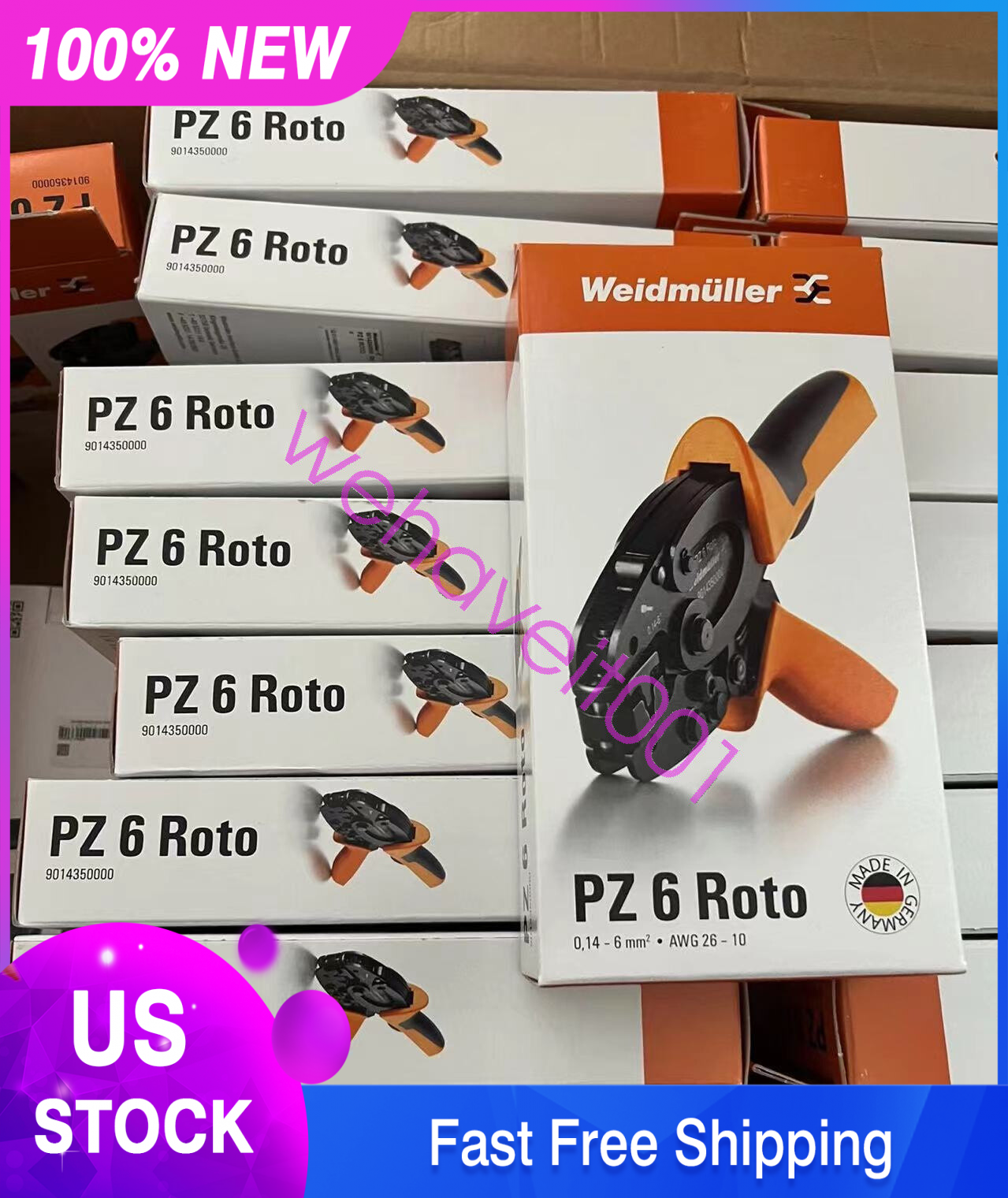 Brand New WEIDMULLER PZ 6 ROTO 9014350000 Crimping Hand Tool Expedited ...