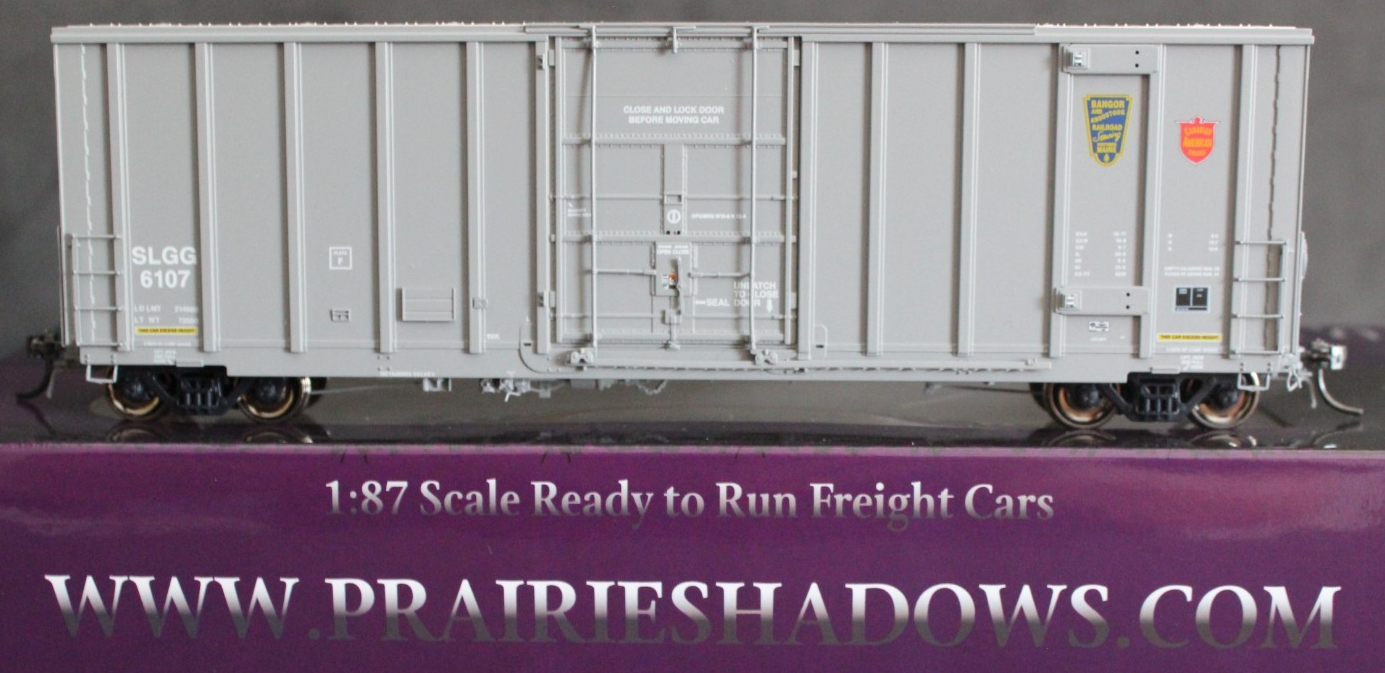 Prairie Shadows HO Trinity 50' High Cube Boxcar (Can Am SLGG) SLGG 6107 ...