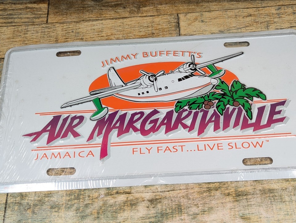 Vintage Air Margaritaville License Plate Jimmy Buffett Jamaica | eBay