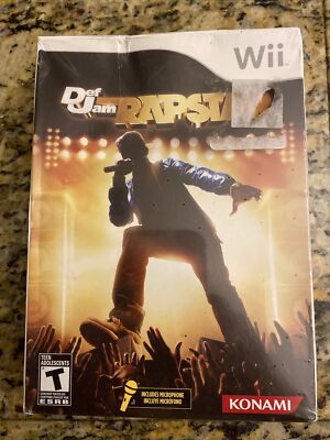 Def Jam Rapstar Videogame & Microphone Bundle for Nintendo Wii, NEW ...