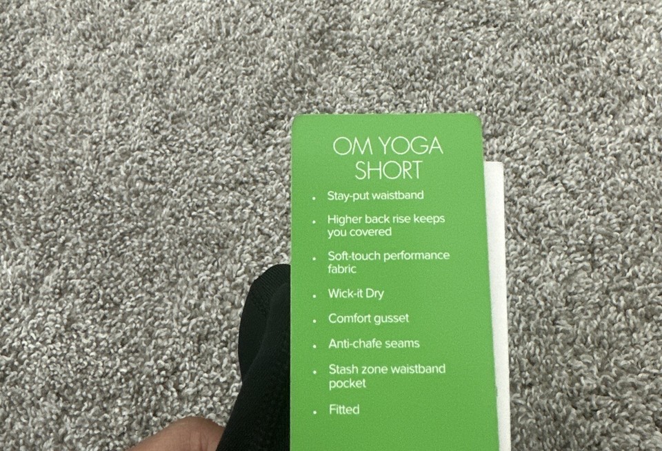 Gaiam Yoga Short Black Medium NWT | eBay UK