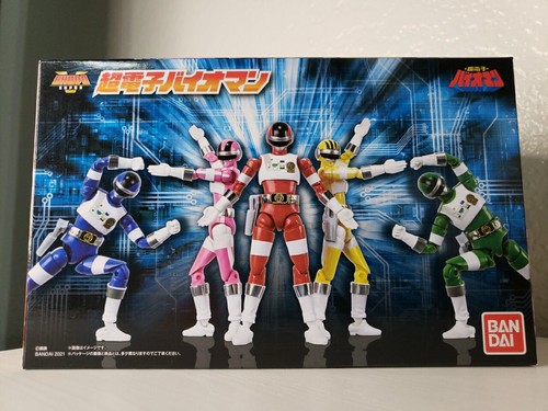 Bandai Japan Shodo Power Rangers Super Sentai Bio Man Premium Figures ...