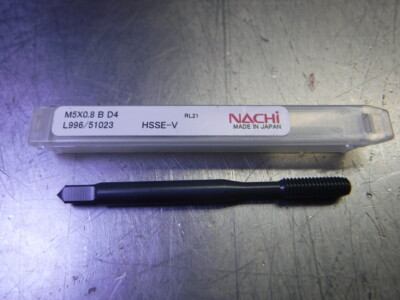 Nachi M5 x 0.8 D4 HSS Roll Form Bottom Tap M5x0.8 B D4/L996/51023 ...