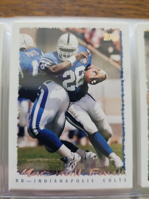 1995 Topps Football Cards Complete Set In Sheets With Binder, NM-MINT ...