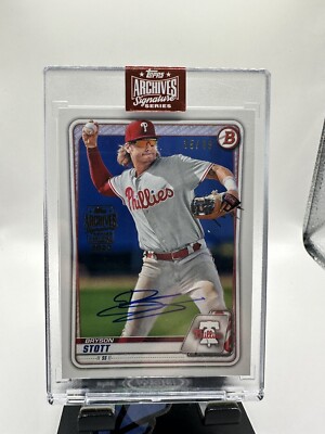 2023 Topps Archives Signature Series Bryson Stott Autograph /99 #BD-140 ...