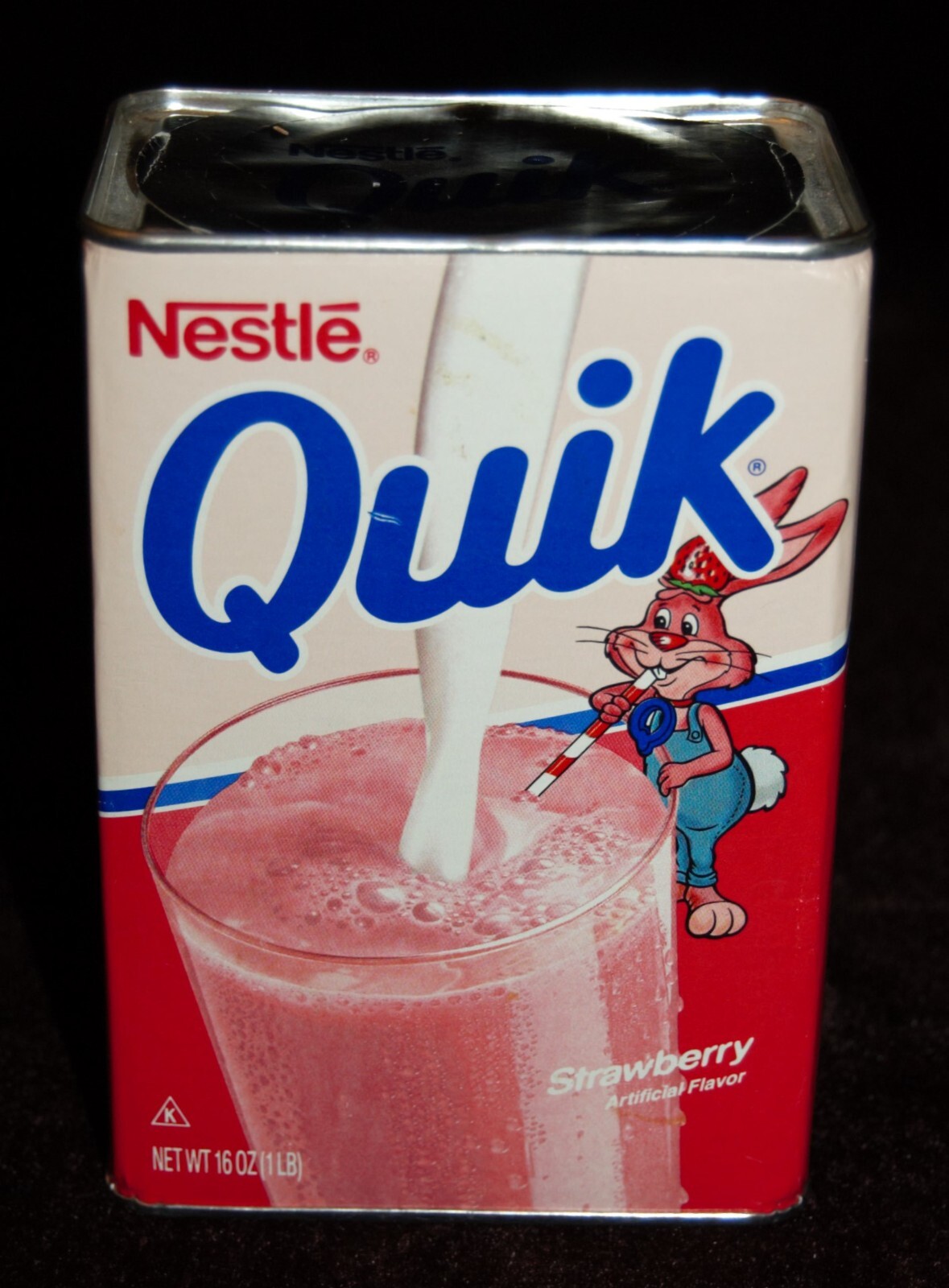 Vintage Nestle Strawberry Quik Powder Drink Mix SEALED UNOPENED PROP ...