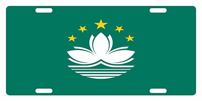 MACAU Flag Custom License Plate NATIONAL Emblem ORIGINAL Version | eBay