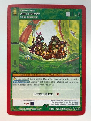 MetaZoo Wilderness First Edition Chibi Bigfoot 2 Reverse Holo NM/M | eBay