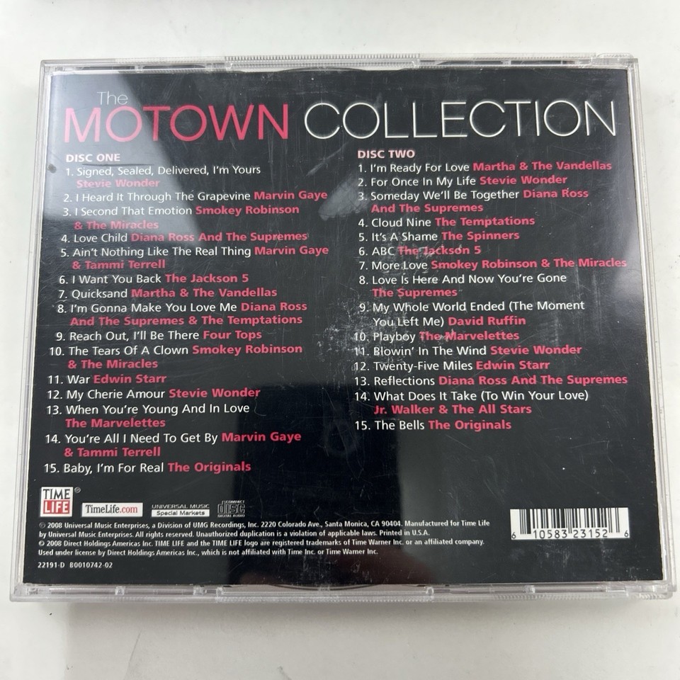Lot Of 7 (14) Time Life The Motown Collection 2 Sealed 5 Pre owned 2CDs ...