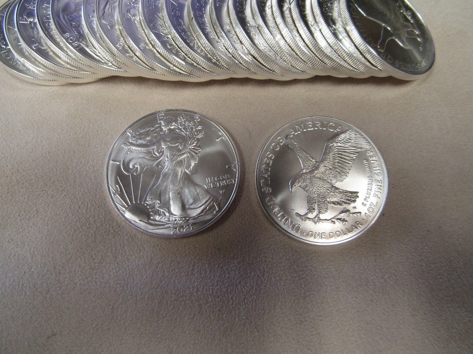 2021 type 2 silver coin roll 20 1oz coins | eBay
