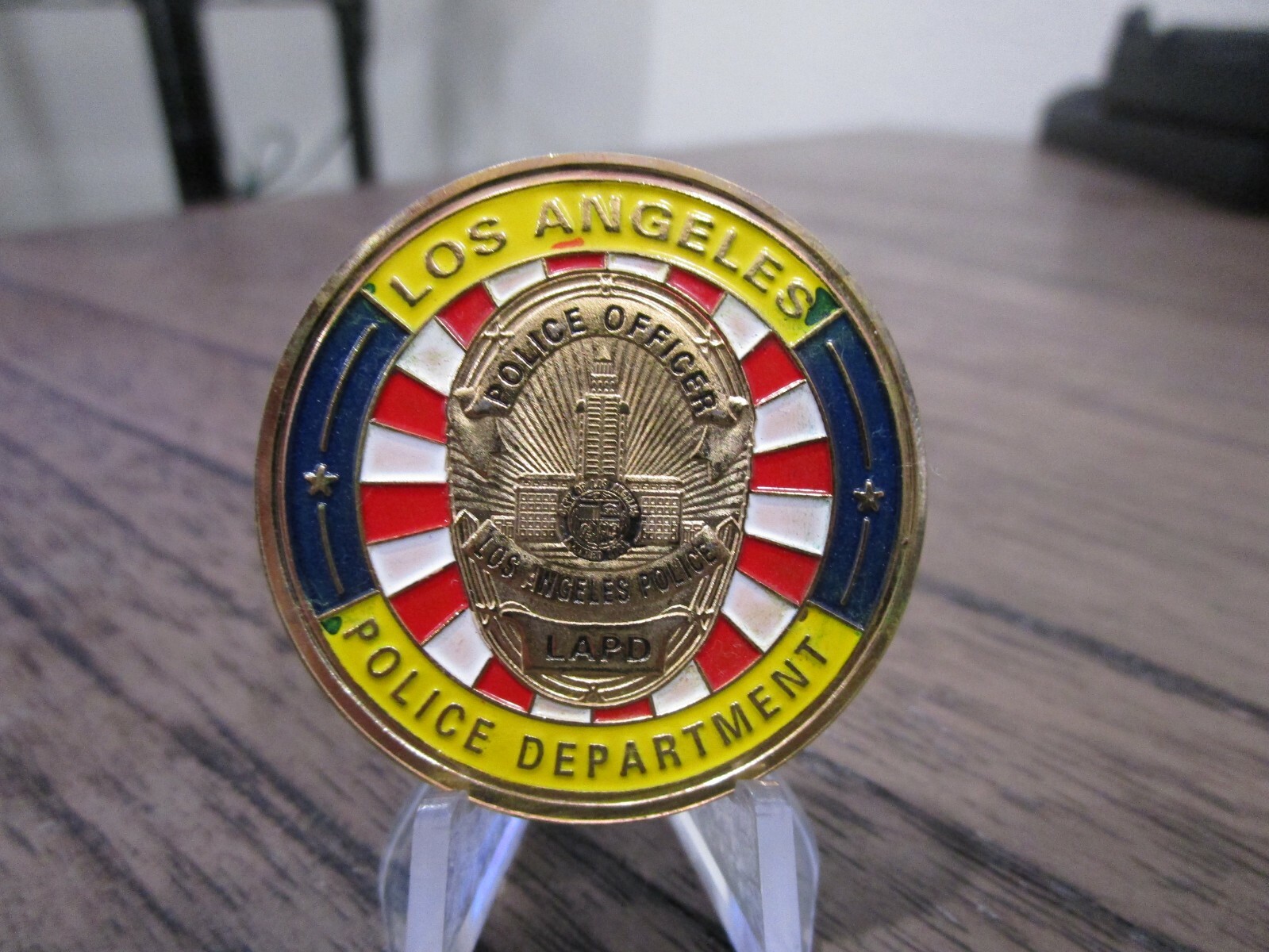 Los Angeles Police Department Saint Michael Challenge Coin #579M | eBay