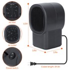 Portable Electric Space Heater Mini Desktop Fan Heater Personal Small ...