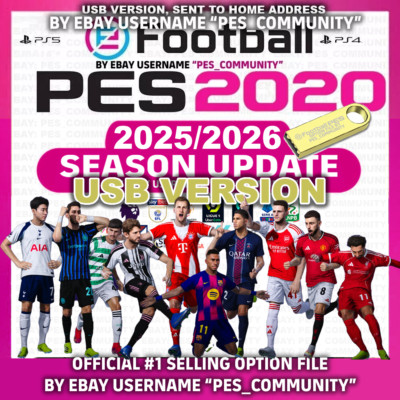 [USB] PES 2020 Option File Patch *25/26 TRANSFERS & KITS, AUGUST '25 ...