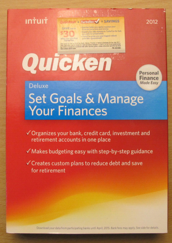Intuit quicken deluxe 2012 Windows 7 ,XP ,Vista 28287033948| eBay
